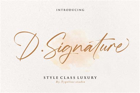D Signature Font Dafont Free