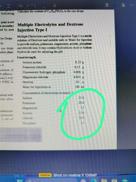 Calculation Of Electrolytes Pharmaguideline Forum