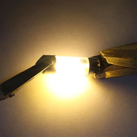 OPTIQUE DE PHARE blanc chaud 31mm Dc 12v Lumière De Voiture Led