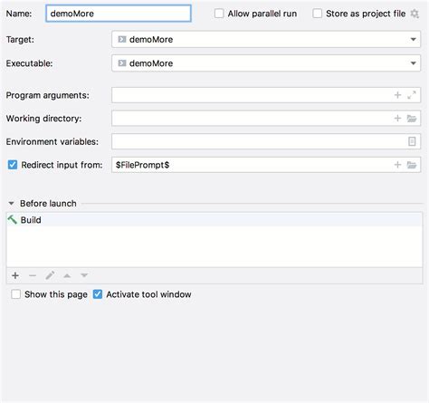 CLion 2020 1 EAP Macros And Variables In Configurations Input Redirection And More The