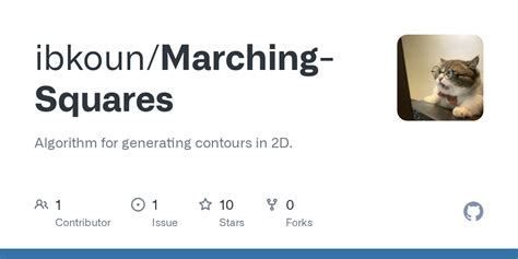 Github Ibkounmarching Squares Algorithm For Generating Contours In 2d