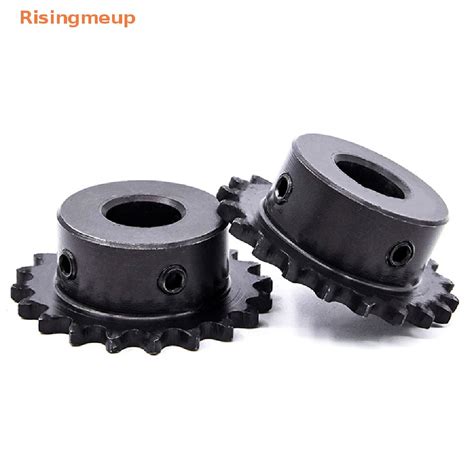 [risingmeup] 04c Chain Gear 10 Teeth Industrial Sprocket Wheel With Top Wire Bore 5 6 8 10mm