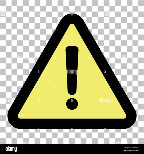 Icono De Signo De Exclamación Sobre Advertencia Peligro Y Precaución