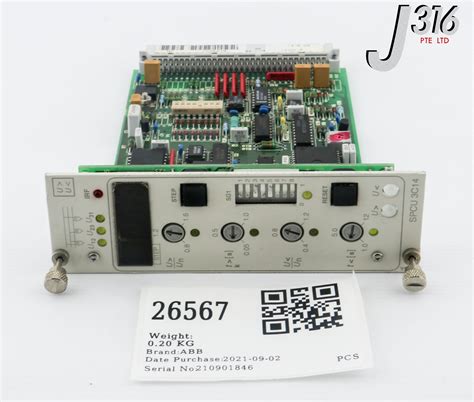 26567 ABB PCB VOLTAGE MODULE SPCU 3C14 J316Gallery