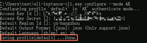 Run The Sendpublickey Command Of Ali Instance Cli To Register A Public Key With An Instance