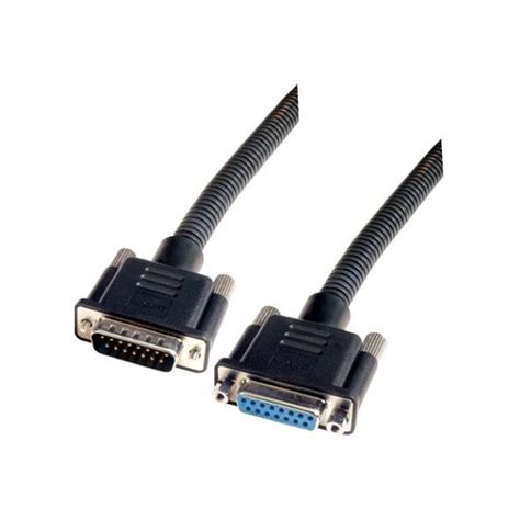 Plastic Armored Db15 Cable Malefemale 25 Ft