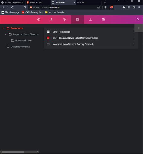 Update Show Bookmarks Setting · Issue 26072 · Bravebrave Browser · Github