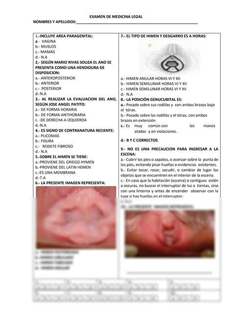SOLUTION Examen De Sexologia Forense Studypool