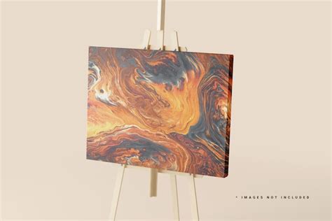 Premium Psd Easel And Canvas Mockups