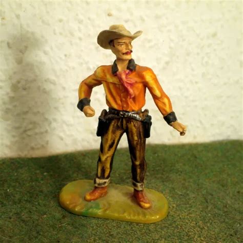 Hausser Elastolin 7cm Karl May Figur Old Shatterhand In Toller 2er