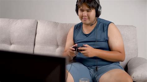 220 Fat Guy Playing Video Games Stock Videos And Royalty Free Footage