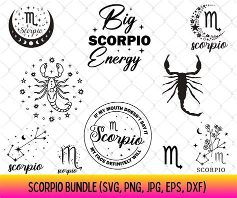 Scorpio SVG Bundle Zodiac Signs SVG Bundle Horoscope SVG Bundle
