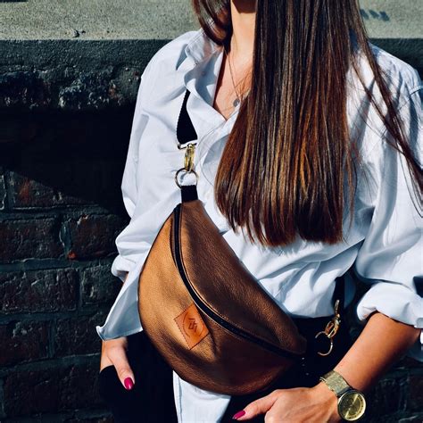 Nerka Saszetka Torebka Mili Belt Bag L Miedziana Oficjalne Archiwum Allegro