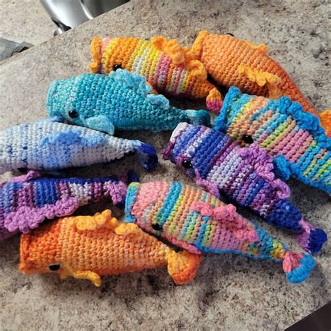 Pdf Mini Largemouth Bass No Sew Amigurumi Crochet Pattern