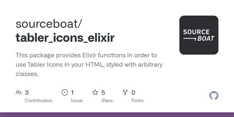 Github Sourceboattablericonselixir This Package Provides Elixir