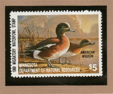 Mn13 Minnesota State Duck Stamp Single Mnh Og United States