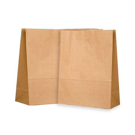 Saco De Papel Kraft SOS Embalagem Para Delivery M G 50und Shopee Brasil
