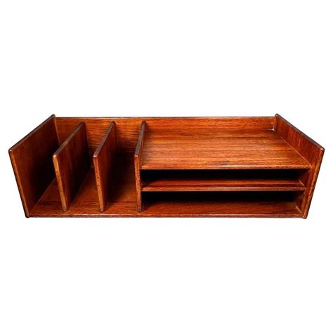 1950s Danish Teak Desk Organizer By Hans J Wegner For Johannes Hansen