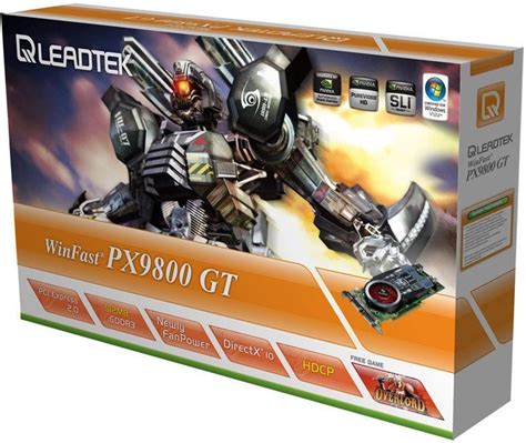 Leadtek Nvidia Geforce 9800gt 512mb Gddr3 256 Bit Graphics Card