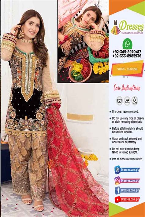 Pakistani Chiffon Collection 2023 Pakistani Dresses Marketplace