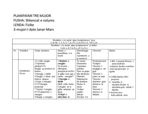 Planifikimi Tre Mujor Docx