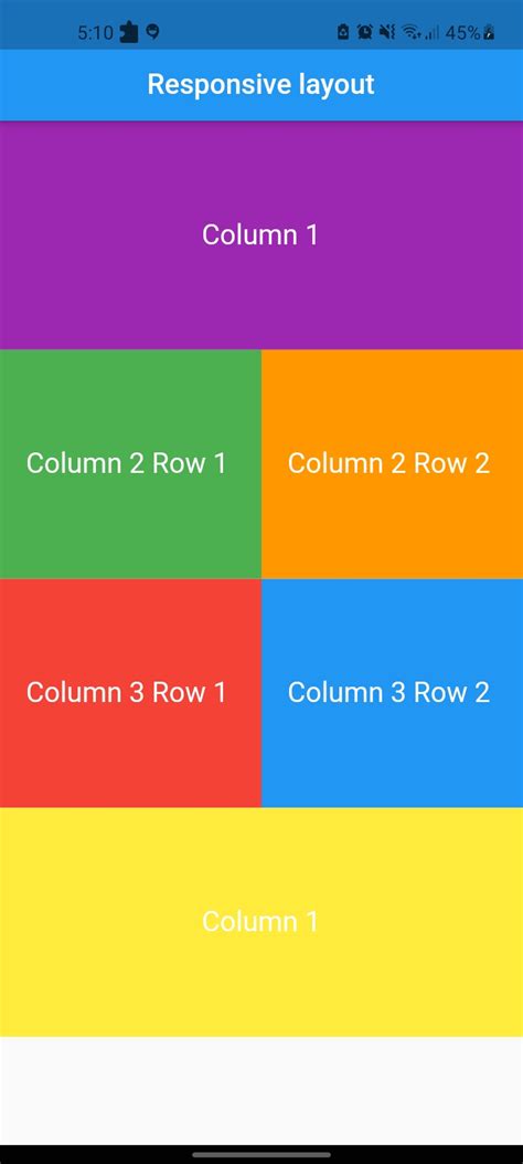GitHub MoosaBukhari Fluttertask4 1 Flutter UI Of Responsive Layout Consisting Of Columns