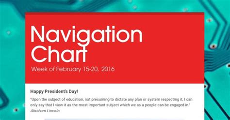 Navigation Chart Smore Newsletters