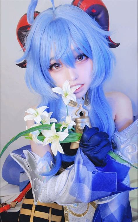 ミン𝕄𝕚𝕟 •°• On Twitter 甘雨 💙 原神 コスプレ