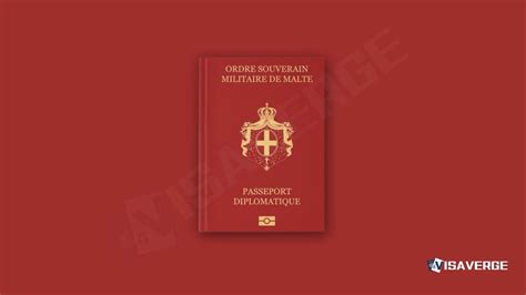 The Rarest Passport Sovereign Military Order Of Maltas Unique Crimson