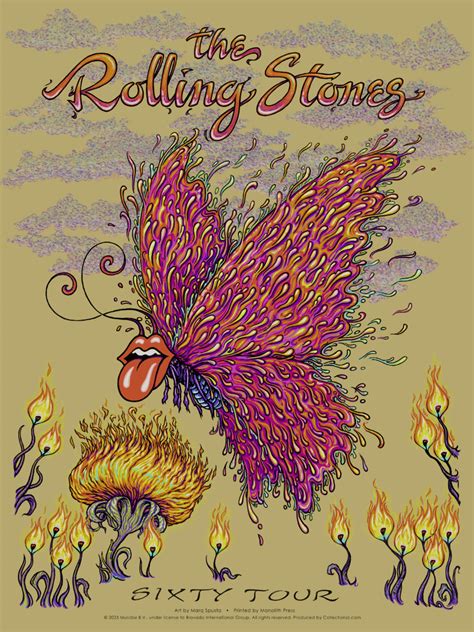The Rolling Stones Sixty Tour Poster Marq Spusta