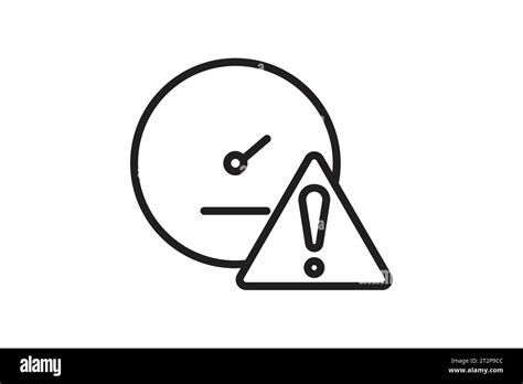 Speed Limit Icon Speedometer With Exclamation Mark Icon Related To Speed Suitable For Web