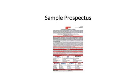 Prospectus And Private Placement Pptx