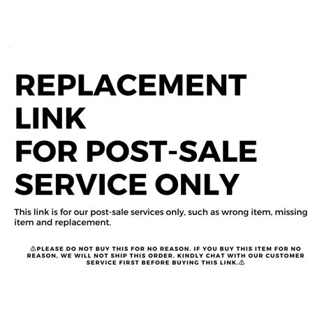 Customer Service Designated Special Link To Compensate The Difference
