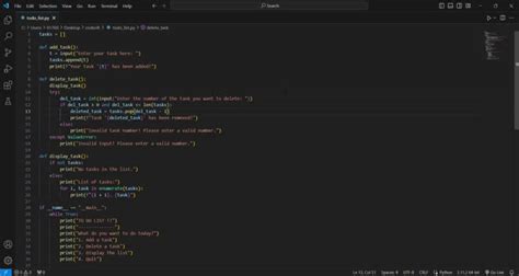 Princi Dixit On Linkedin Python Programming Internship Codsoft Todolist Project Techskills