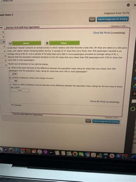 solved assignment score 78 57 ment exam 2 save submit