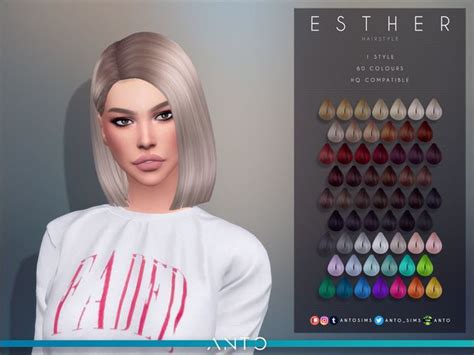 Get more from ΛΝΤΟ on Patreon Sims hair Sims toddler Sims