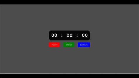 Créer un Minuteur en HTML CSS et JavaScript Partie JAVASCRIPT YouTube
