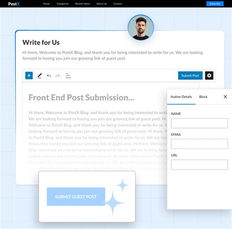 Front End Post Submission Make Front End Posting Simpler