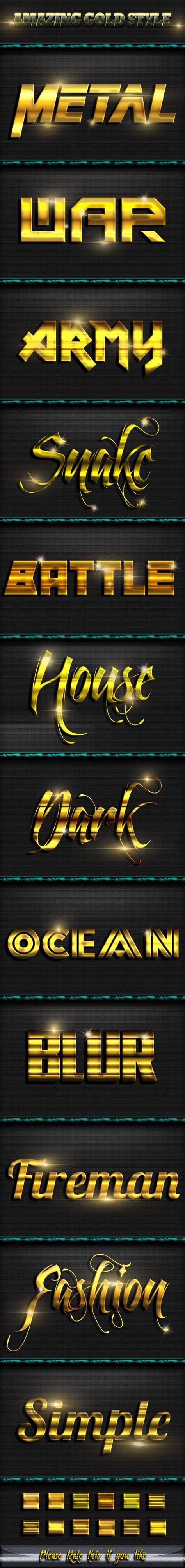 Gold Style Text Effect