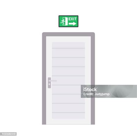 방화문 만화 벡터 출구 문 벡터 텍스트를위한 여유 공간 벽지 배경 0명에 대한 스톡 벡터 아트 및 기타 이미지 0명 건축물 경계 표지 Istock