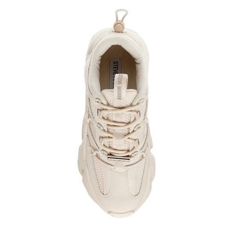 Steve Madden Baskets Steve Madden Spectator beiges en synthétique et
