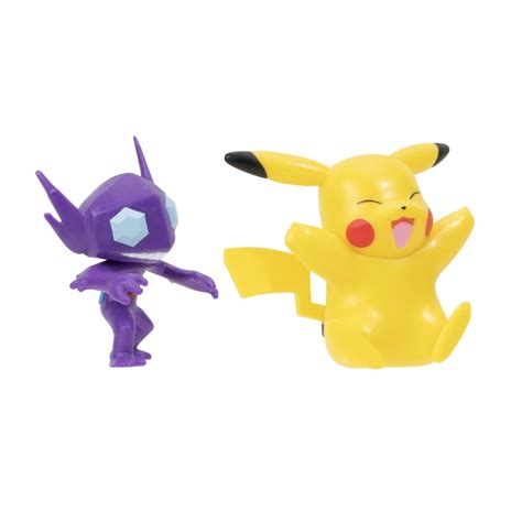 Pokémon Pack 2 Figurines De Combat Pikachu Et Tenefix Smyths Toys