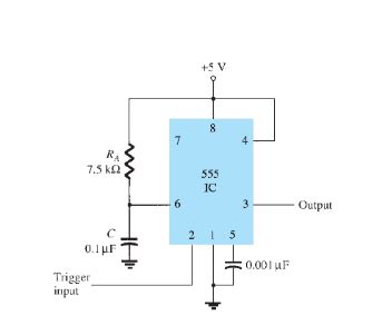 Solved For The Circuit When Triggered By A Negative Chegg