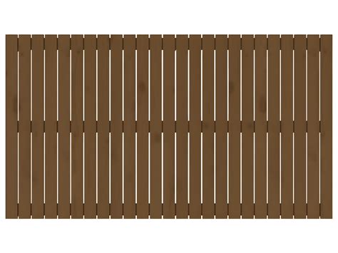 Tête de lit murale Marron miel x x cm Bois massif de pin