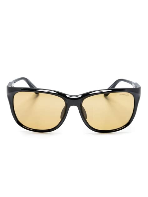 Moncler Eyewear Lentes De Sol Con Armazón Estilo Biker De Moncler