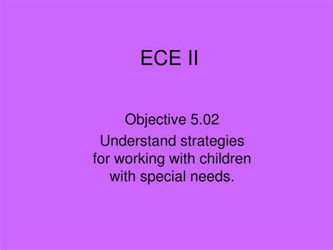PPT ECE II PowerPoint Presentation Free Download ID 3789878