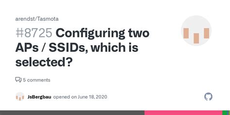 Configuring Two Aps Ssids Which Is Selected · Issue 8725 · Arendst