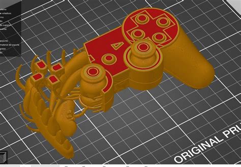 Playstation Controller 3d Print Model At Kaitlyn Devine Blog