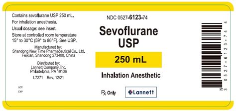 Dailymed Sevoflurane Liquid