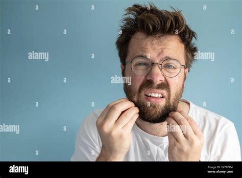 Man Woke Up After A Party He Touches His Beard And Is Puzzled By His